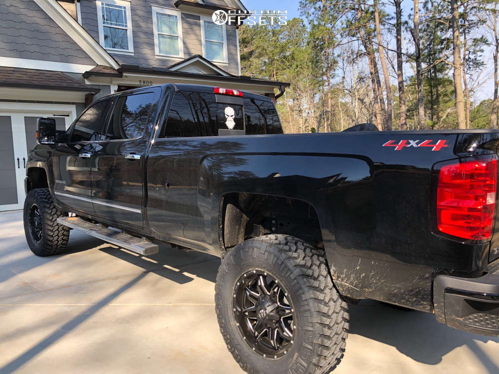 2019 Chevrolet Silverado 3500 HD with 20x9 1 Fuel Lethal and 37/13.5R20 ...