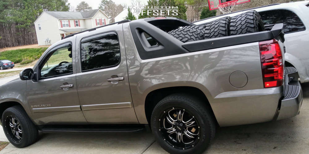 2007 Chevrolet Avalanche with 20x10 -25 Ultra Predator Ii and 275/55R20 ...