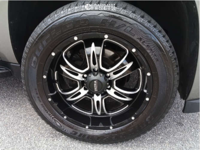2007 Chevrolet Avalanche with 20x10 -25 Ultra Predator Ii and 275/55R20 ...