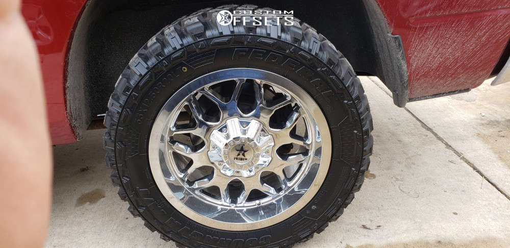 2011 Ram 1500 with 20x10 -12 RBP 73r and 33/12.5R20 Federal Couragia Mt ...