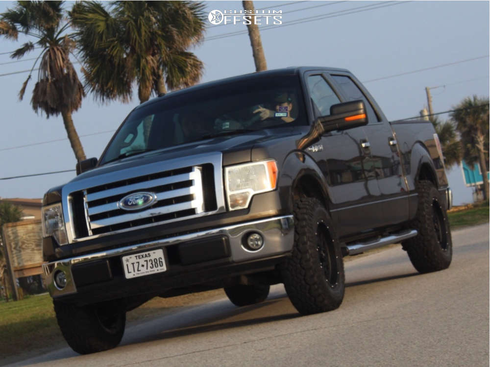 2009 Ford F-150 with 18x9 12 Vision Rocker and 275/70R18 Kanati Trail ...