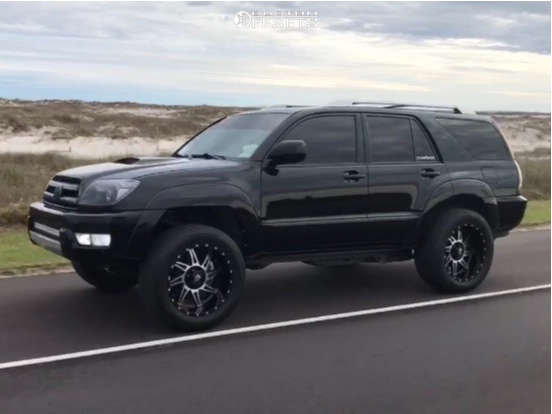 2005 Toyota 4Runner with 20x10 -24 American Truxx Vortex and 305/50R20 ...
