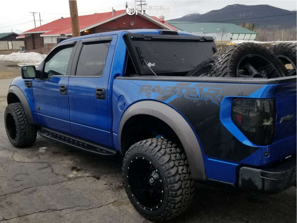 2012 Ford Raptor with 20x12 -44 Dropstars 645b and 33/12.5R20 Patriot ...