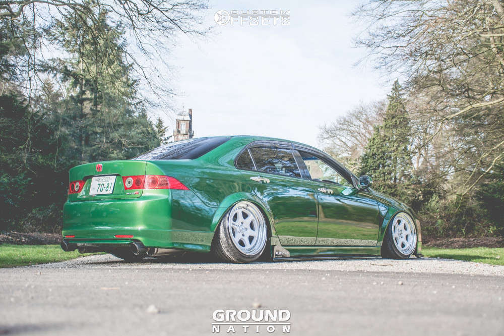 2003 Honda Accord with 18x9.5 20 Work Meister L1 3p and 225/40R18 ...