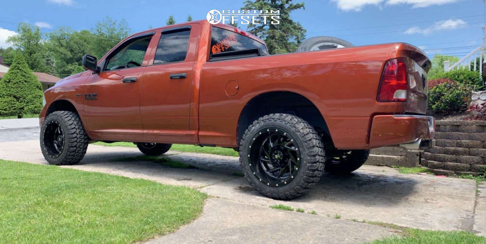 2013 Ram 1500 with 20x12 -44 RBP 66R and 33/12.5R20 Patriot Torque MT ...