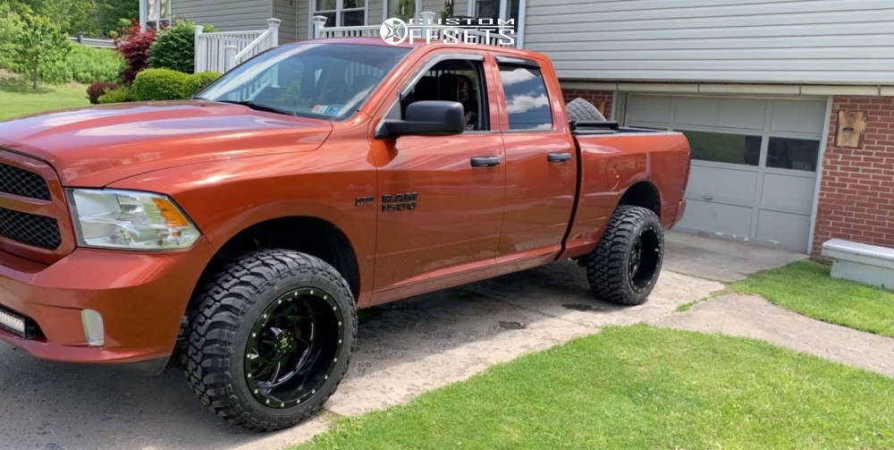 2013 Ram 1500 with 20x12 -44 RBP 66R and 33/12.5R20 Patriot Torque MT ...