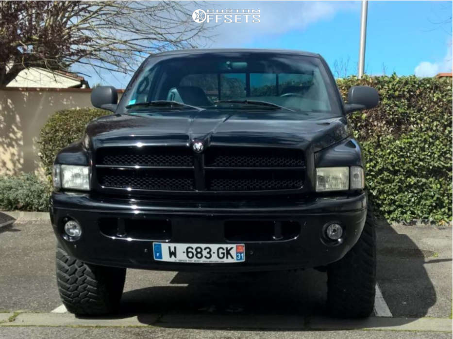 2000 Dodge Ram 1500 with 17x10 -18 Fuel Vapor and 295/70R17 Nitto Trail ...