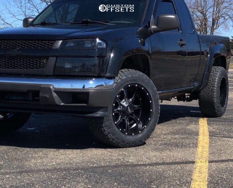 2005 Chevrolet Colorado with 18x10 -24 Moto Metal Mo970 and 265/65R18 ...