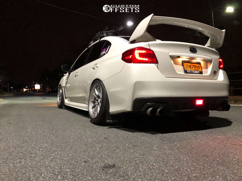 2017 Subaru WRX STI with 18x9.5 30 Enkei NT03M and 255/40R18 Toyo Tires ...