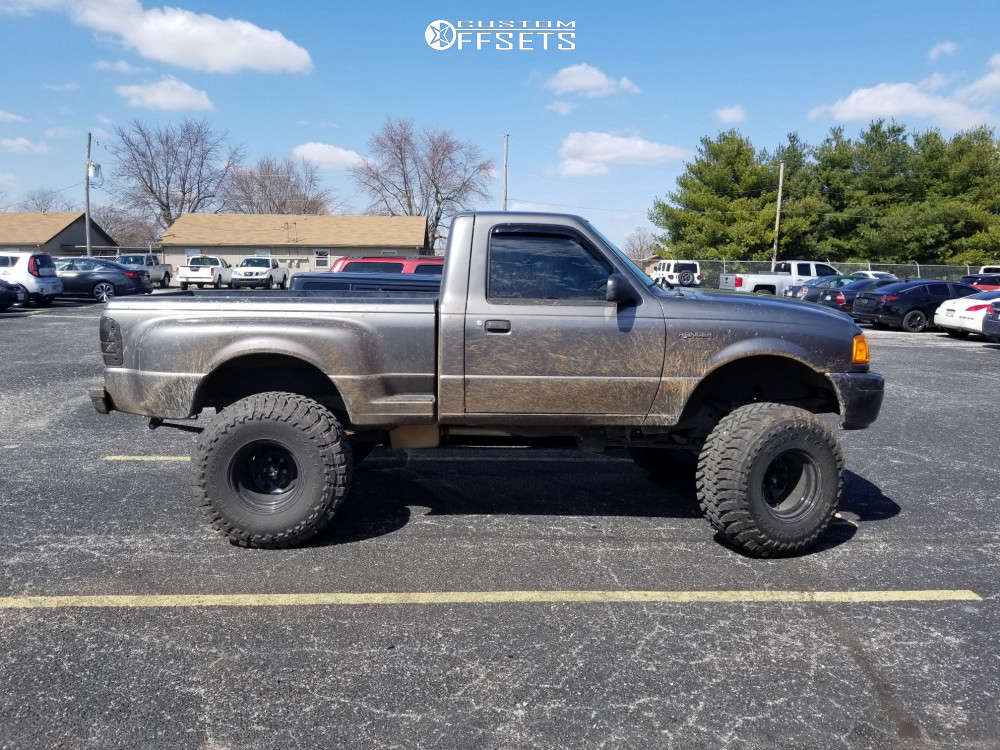 2004 Ford Ranger with 15x12 -63 Bart Wheels Super Trucker and 35/13 ...