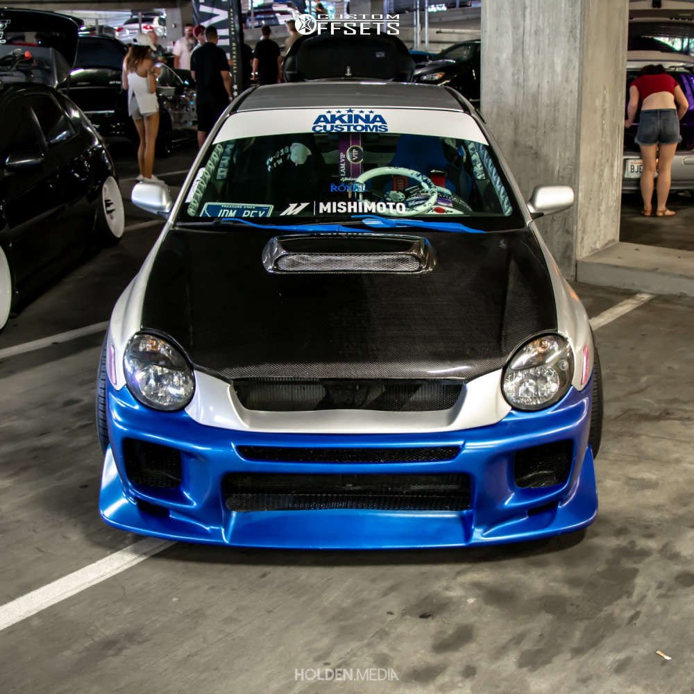 2003 Subaru WRX with 18x9.5 15 Aodhan DS02 and 235/45R18 Starfire and ...