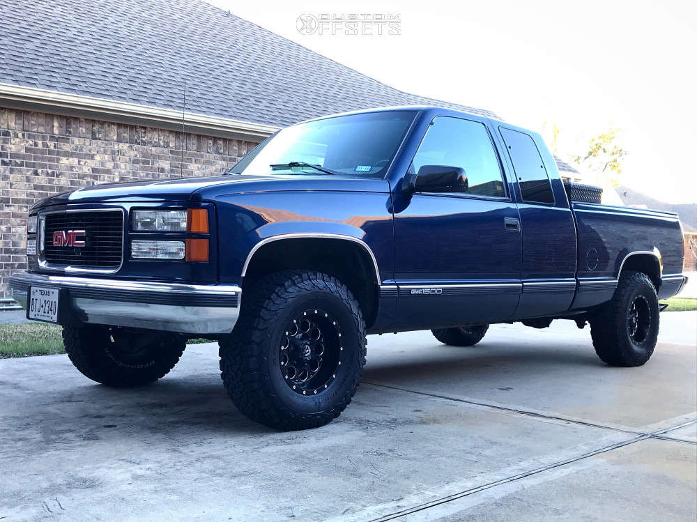 1998 GMC C1500 with 15x8 -18 Fuel Revolver and 32/11.5R15 BFGoodrich ...