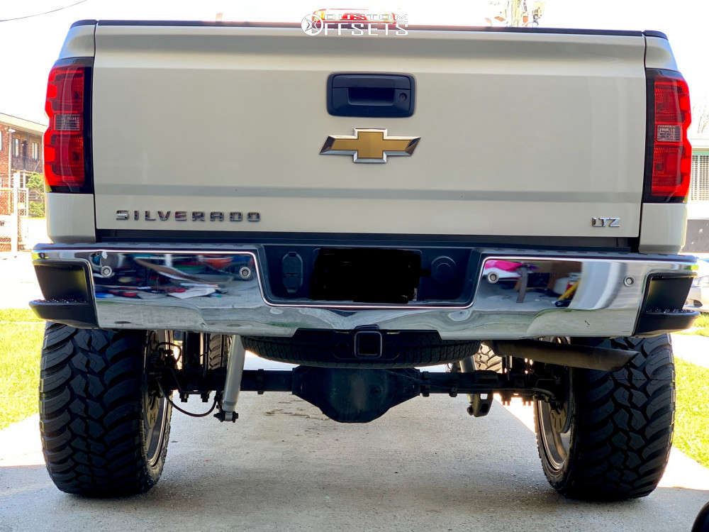 2014 Chevrolet Silverado 1500 with 24x12 -51 Cali Offroad Sevenfold and ...