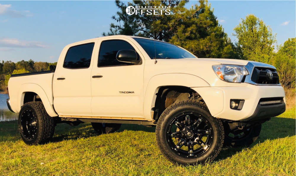 2015 Toyota Tacoma with 20x10 -12 Fuel Hostage and 285/55R20 Toyo Tires ...