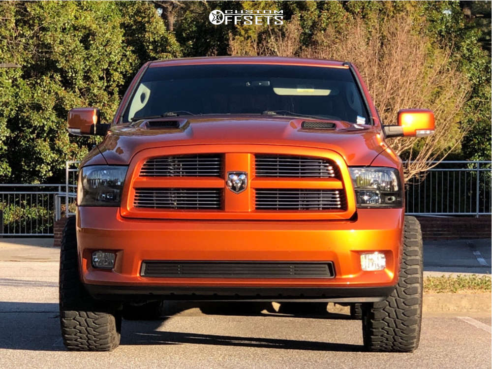 2010 Dodge Ram 1500 with 24x12 -44 Fuel Maverick D260 and 35/12.5R24 ...