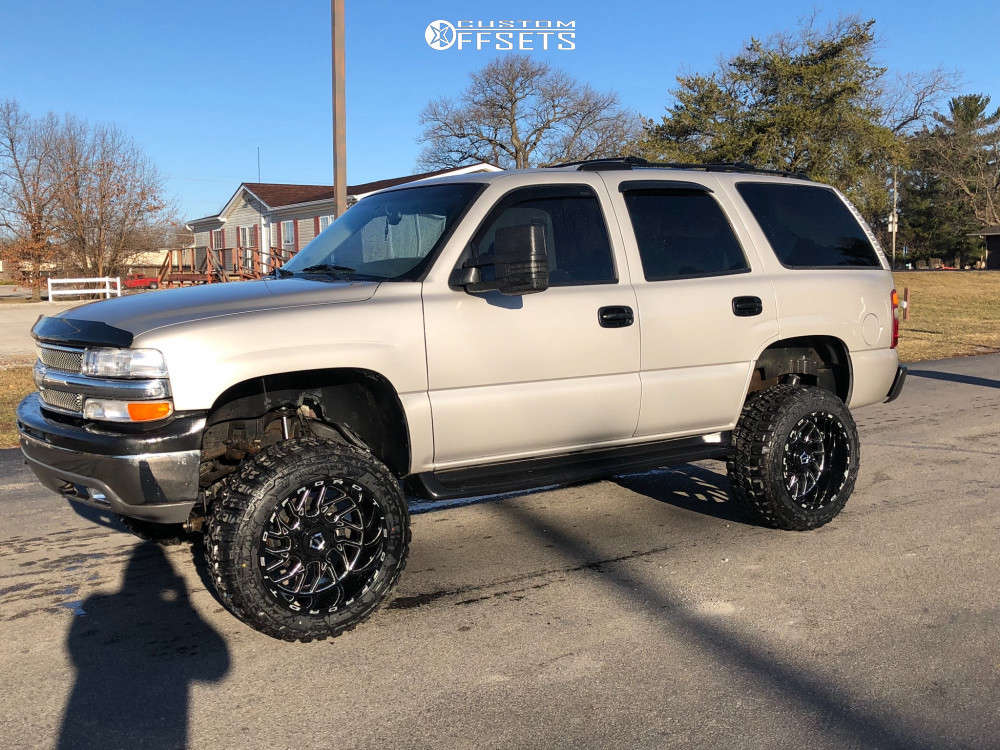 2004 Chevrolet Tahoe with 20x12 -44 TIS 544BM and 33/12.5R20 Federal ...