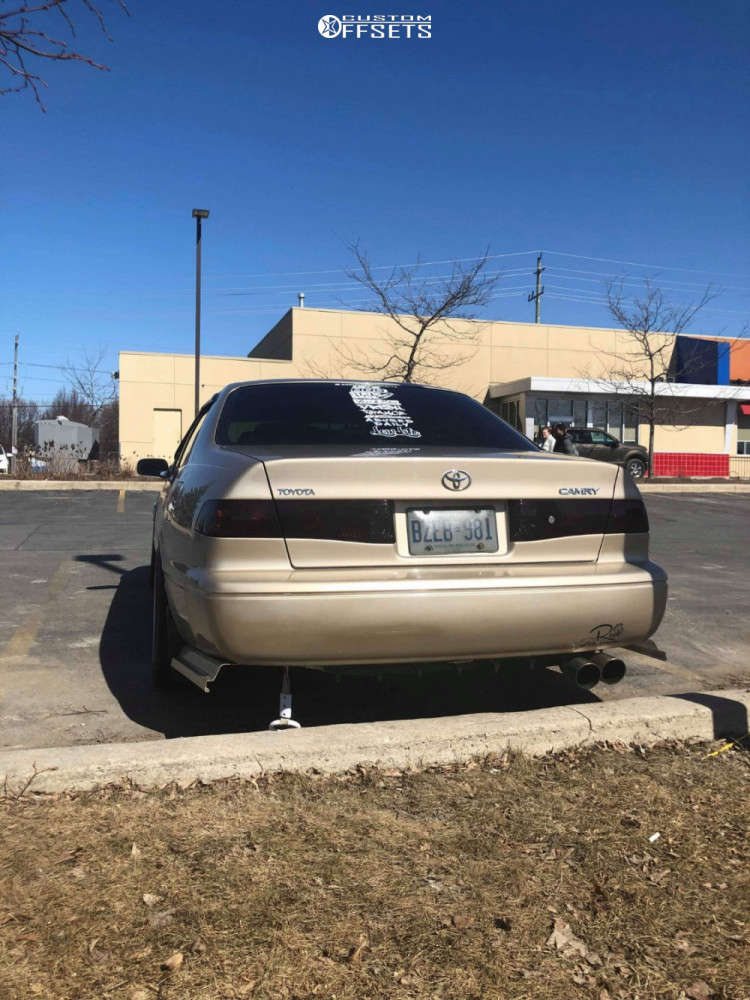 2001 Toyota Camry with 15x7 23 BBS Mahle and 185/60R15 Uniroyal Tiger ...