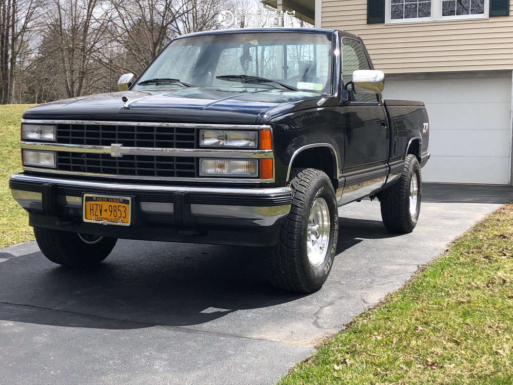 1990 Chevrolet K1500 with 16x8 American Racing AR23 and 265/75R16 Wild ...