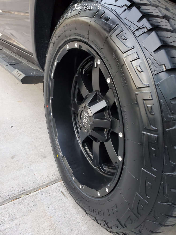 2018 Ram 1500 with 20x10 -24 Pure Grit Grit and 275/60R20 Ironman All ...