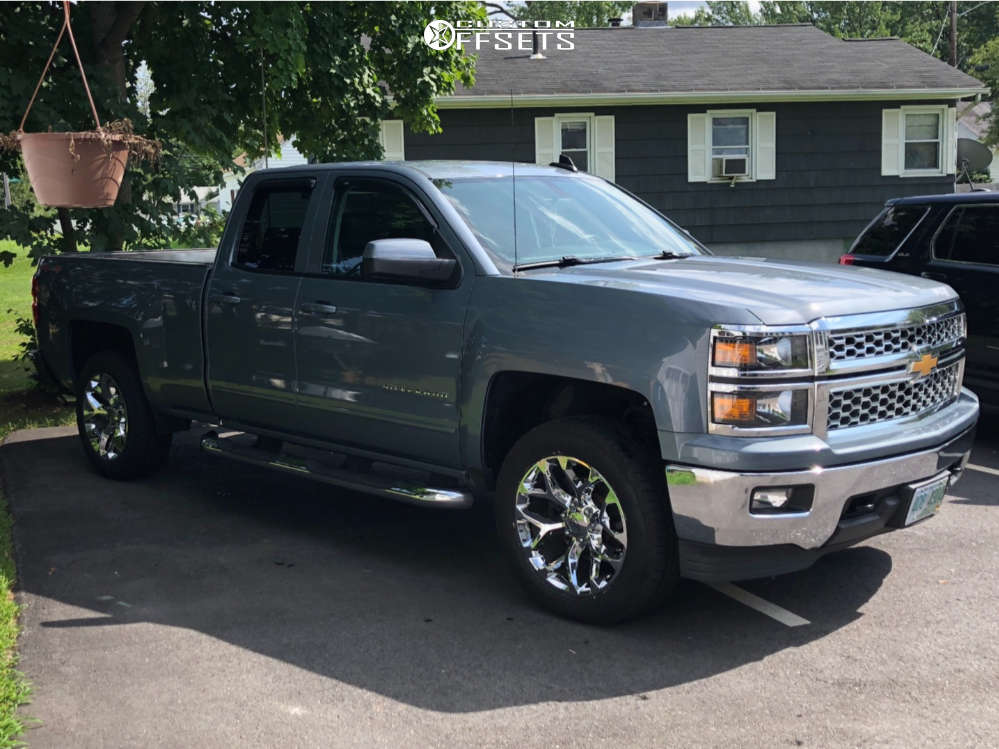 2015 Chevrolet Silverado 1500 with 20x9 24 OE Performance 176 and 275 ...