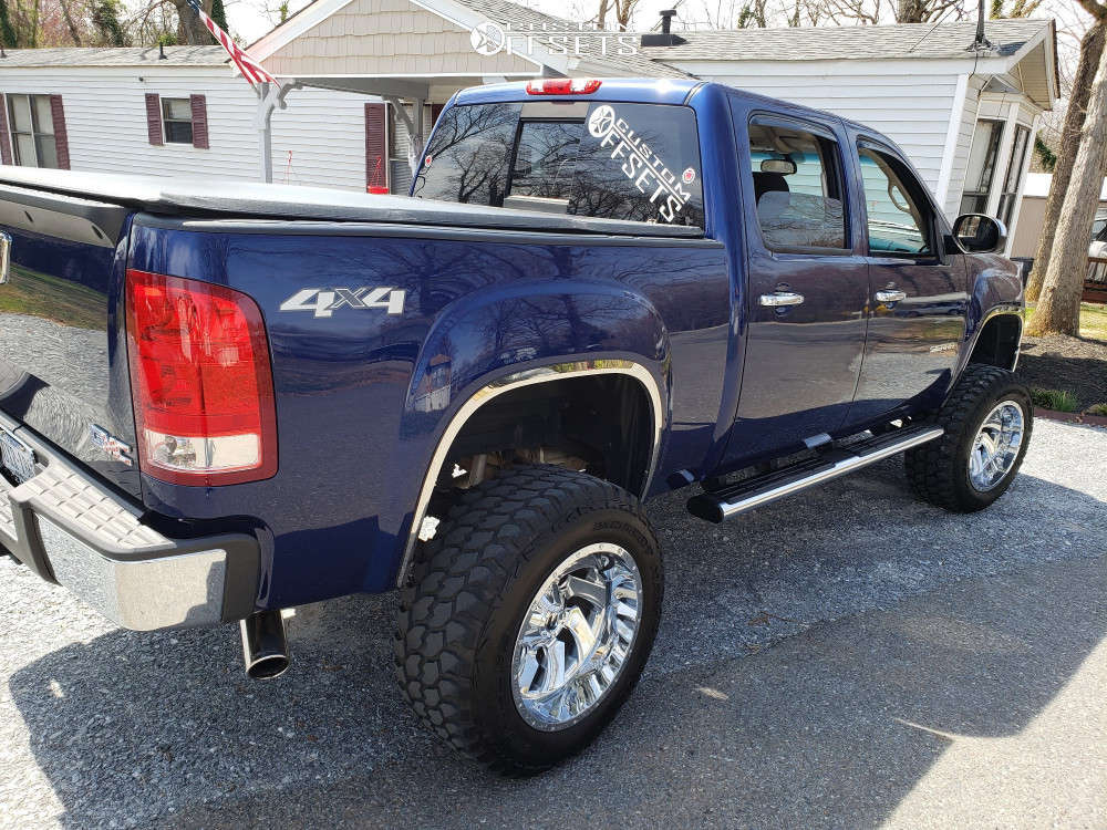 2013 GMC Sierra 1500 with 20x12 -44 Fuel Cleaver D573 and 35/12.5R20 ...