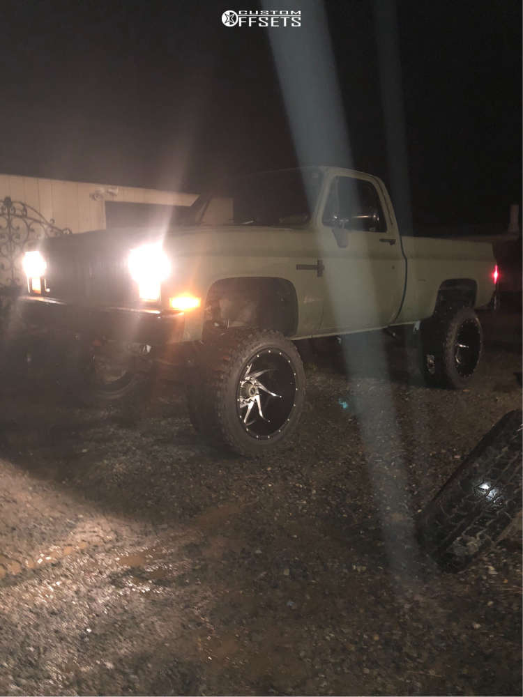 1984 Chevrolet K10 with 22x14 -76 Red Dirt Road Vortex and 35/12.5R22 ...