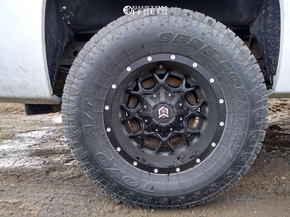 2008 Chevrolet Silverado 1500 with 17x9 -12 Dropstars 645b and 285 ...