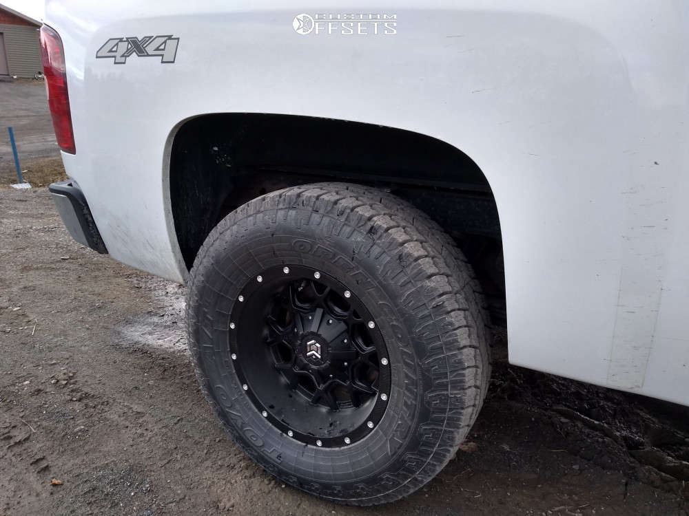 2008 Chevrolet Silverado 1500 with 17x9 -12 Dropstars 645b and 285 ...