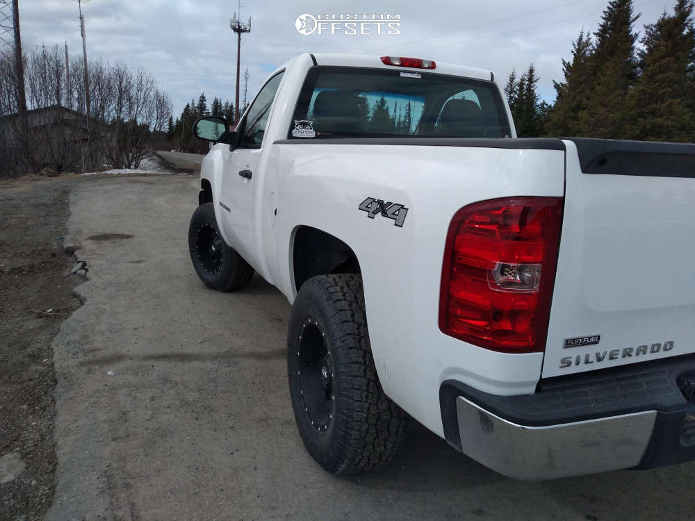2008 Chevrolet Silverado 1500 with 17x9 -12 Dropstars 645b and 285 ...