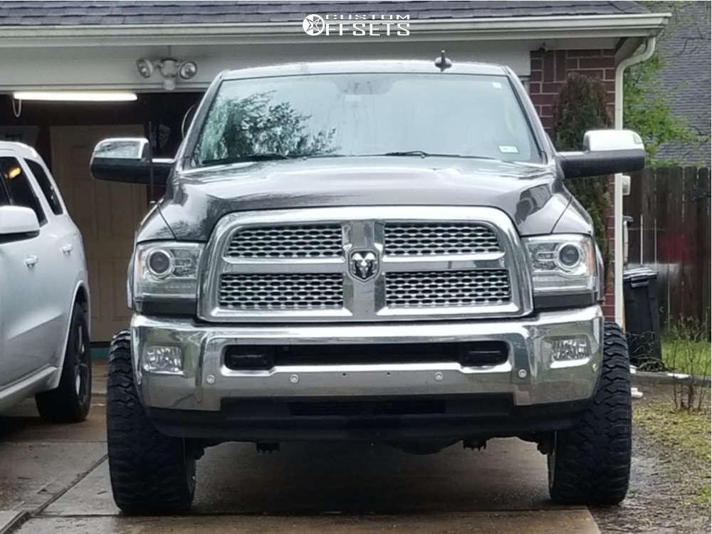 2016 Ram 2500 with 24x12 -51 Fuel Forged FF09 and 33/12.5R24 RBP ...