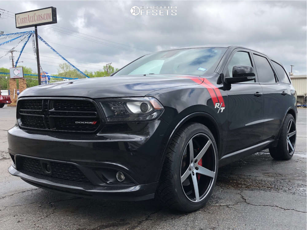 2015 Dodge Durango with 22x10.5 40 1AV ZX9 and 285/40R22 Nitto NT420V ...