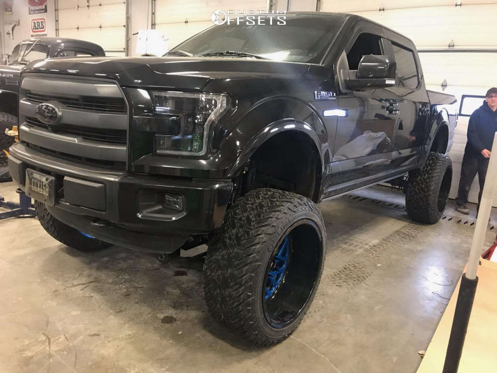 2015 Ford F-150 with 24x14 -76 Fuel Forged Ff29 and 37/13.5R24 Fuel Mud ...