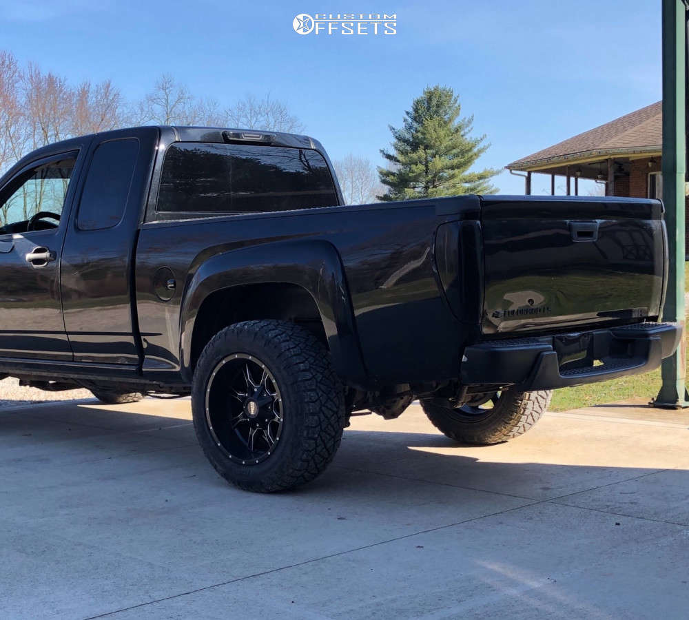 2005 Chevrolet Colorado with 18x10 -24 Moto Metal Mo970 and 265/60R18 ...