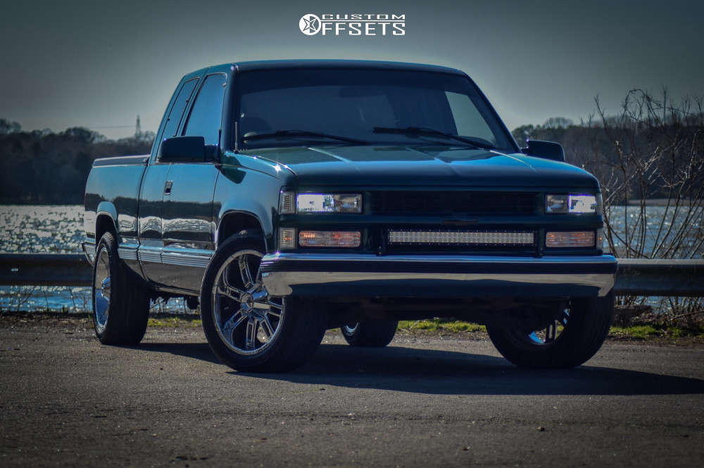 1997 Chevrolet C1500 with 20x9 -12 Red Dirt Road Rd06 and 265/50R20 ...