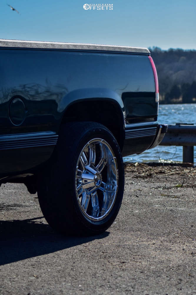 1997 Chevrolet C1500 with 20x9 -12 Red Dirt Road Rd06 and 265/50R20 ...
