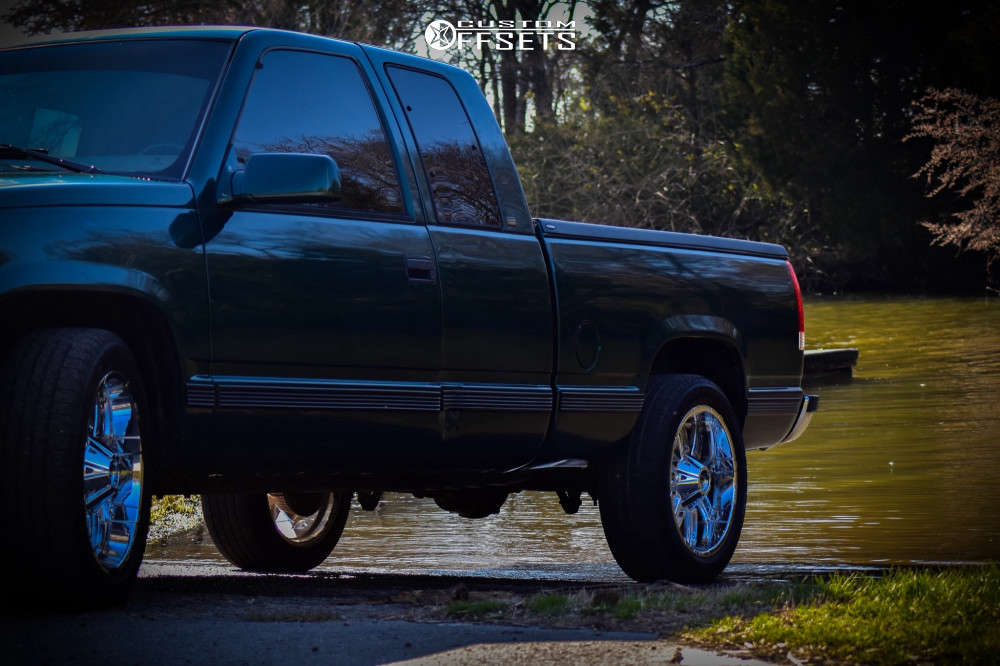 1997 Chevrolet C1500 with 20x9 -12 Red Dirt Road Rd06 and 265/50R20 ...