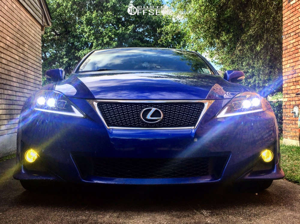 2011 Lexus IS250 with 18x8.5 33 AVID1 AV20 and 235/40R18 Nitto Neo Gen ...