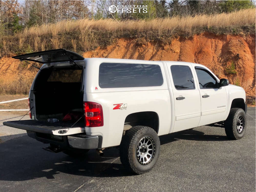 2012 Chevrolet Silverado 1500 with 18x9 -12 Method Nv and 265/70R18 ...