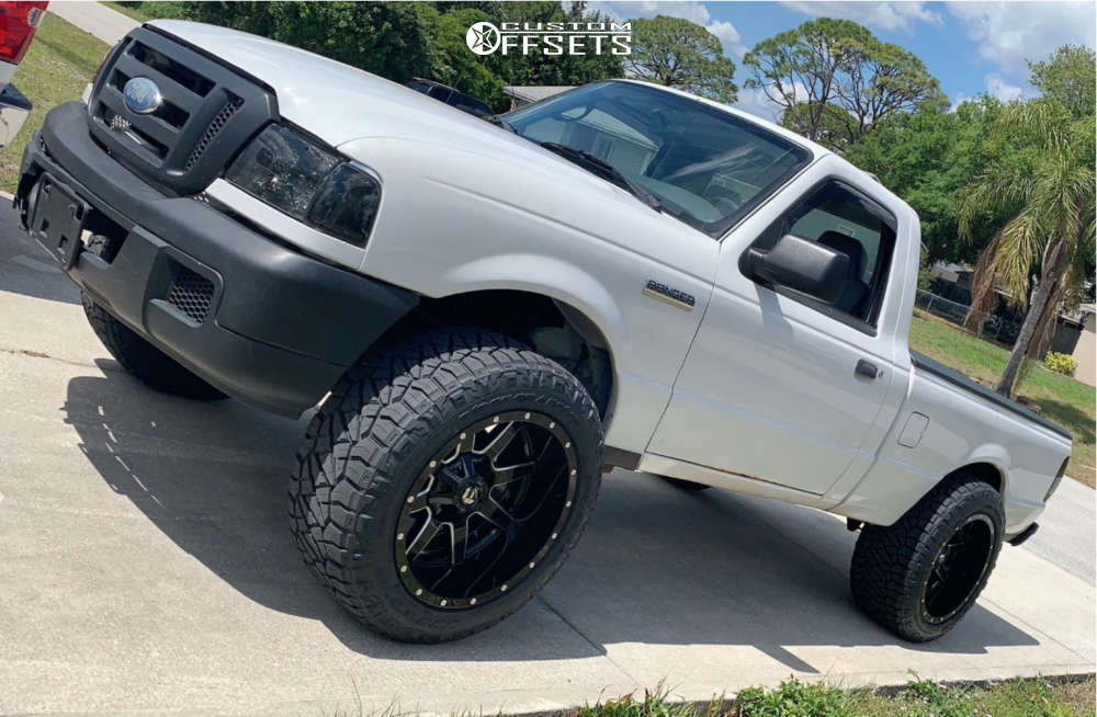 2006 Ford Ranger with 20x12 -44 Fuel Maverick and 305/50R20 Nitto Ridge ...