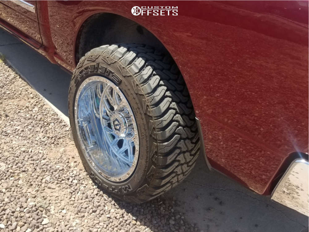 2016 Ram 1500 with 20x12 -44 TIS 544C and 33/12.5R20 Accelera Mt-01 and ...