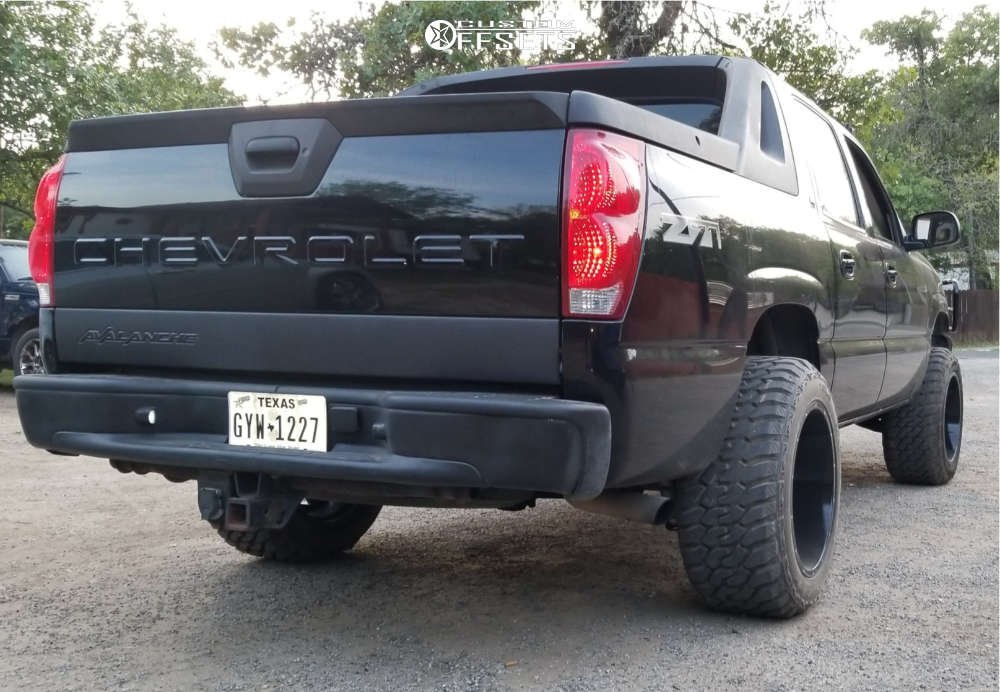 2005 Chevrolet Avalanche 1500 with 20x12 -44 Brute Reaper and 33/12 ...