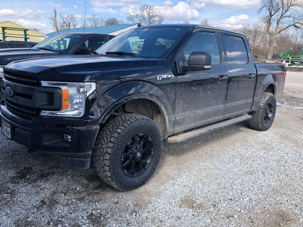 2018 Ford F-150 with 18x9 -12 Ballistic Morax and 33/12.5R18 Nitto ...