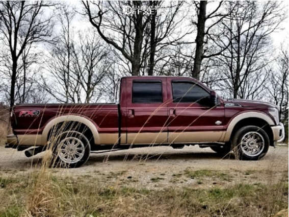 2012 Ford F-250 Super Duty with 20x10 -24 XD Hoss and 305/50R20 Nitto ...