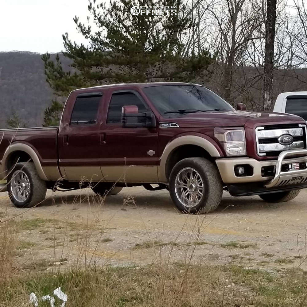 2012 Ford F-250 Super Duty with 20x10 -24 XD Hoss and 305/50R20 Nitto ...