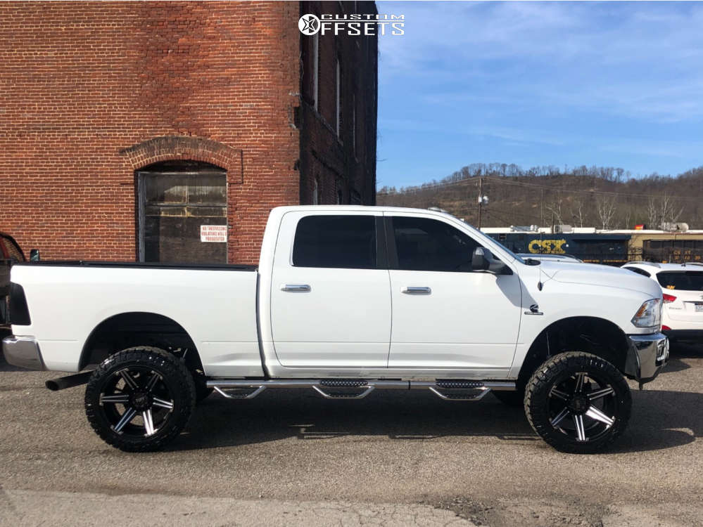2014 Ram 2500 with 22x12 -45 Tuff T12 and 35/12.5R22 Nitto Ridge ...
