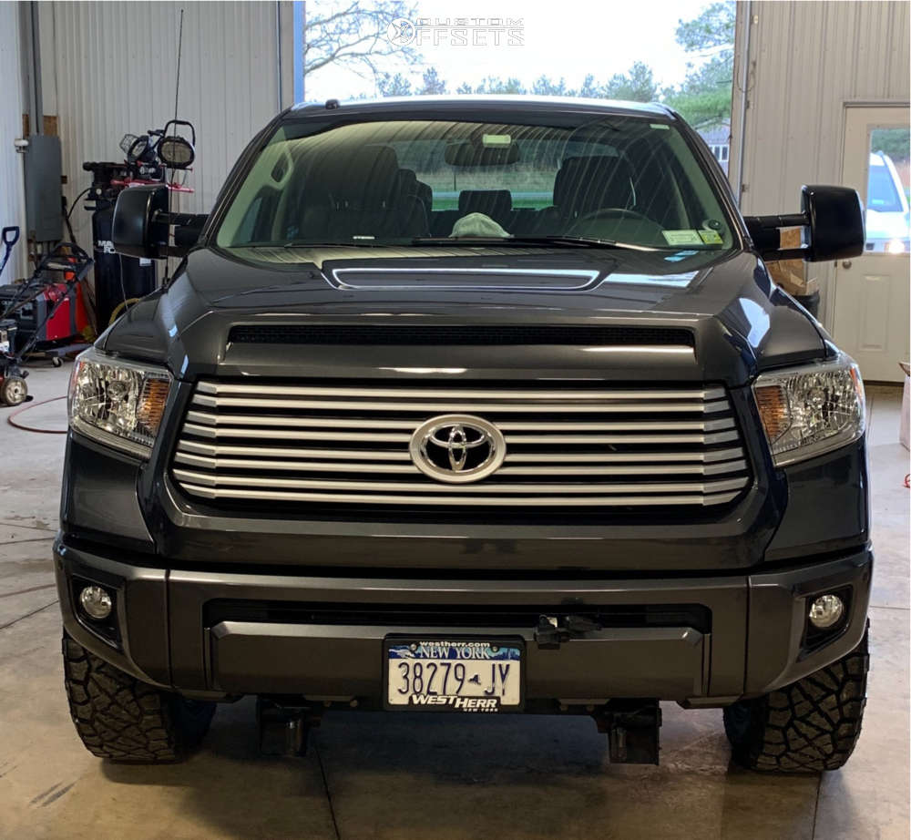 2017 Toyota Tundra with 20x9 18 Cali Offroad Busted and 275/60R20 Nitto ...