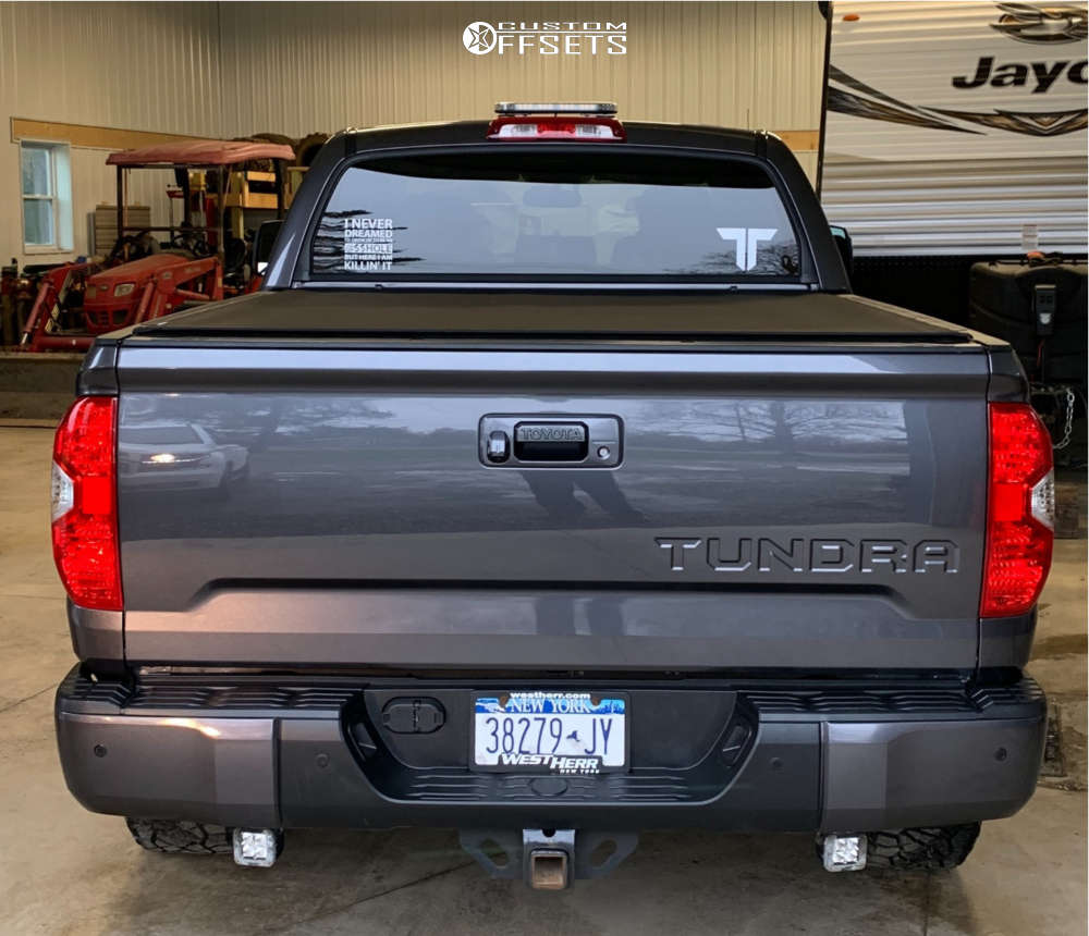 2017 Toyota Tundra with 20x9 18 Cali Offroad Busted and 275/60R20 Nitto ...