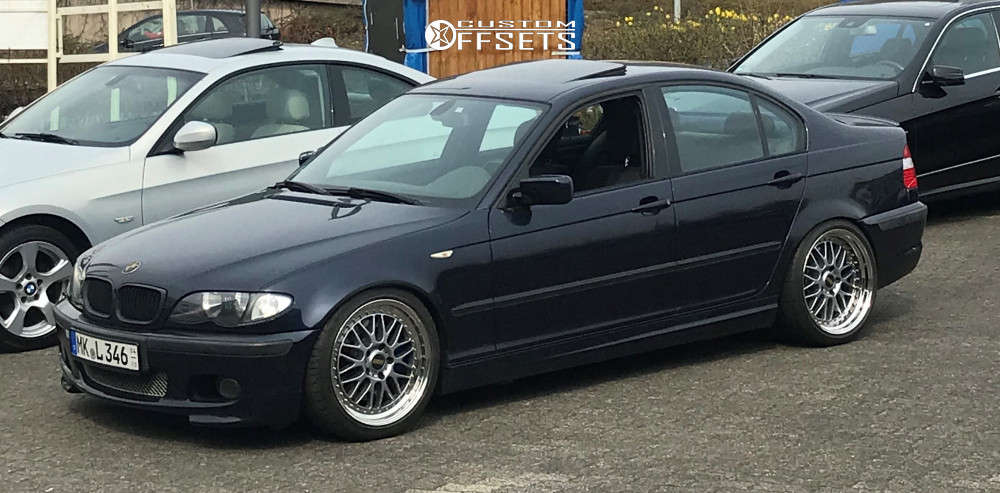 2003 BMW 330i with 18x8.5 40 Rial Dytona Race and 225/40R18 Bridgestone ...