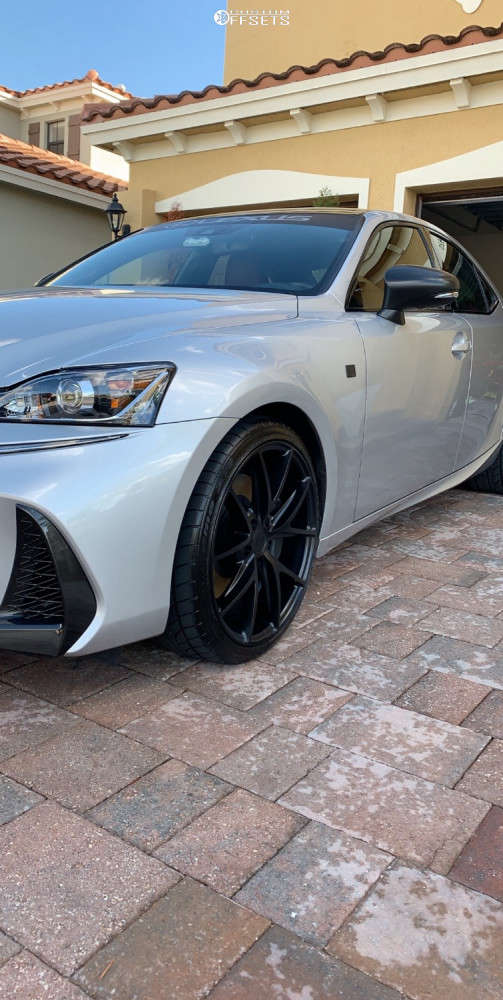 2018 Lexus IS300 with 19x8.5 33 Niche Misano and 235/35R19 Nitto Nt555r ...