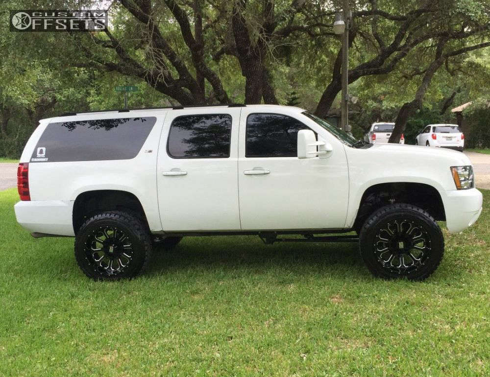 2009 Chevrolet Suburban 2500 with 22x12 -44 XD XD806 and 35/12.5R22 ...